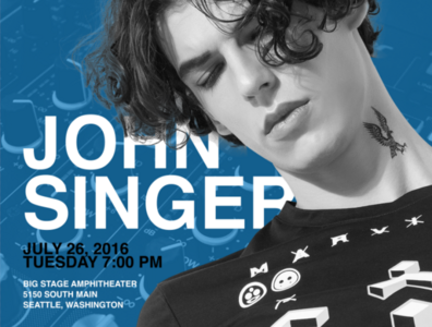 Poster- Singer by Anjali Gautam on Dribbble