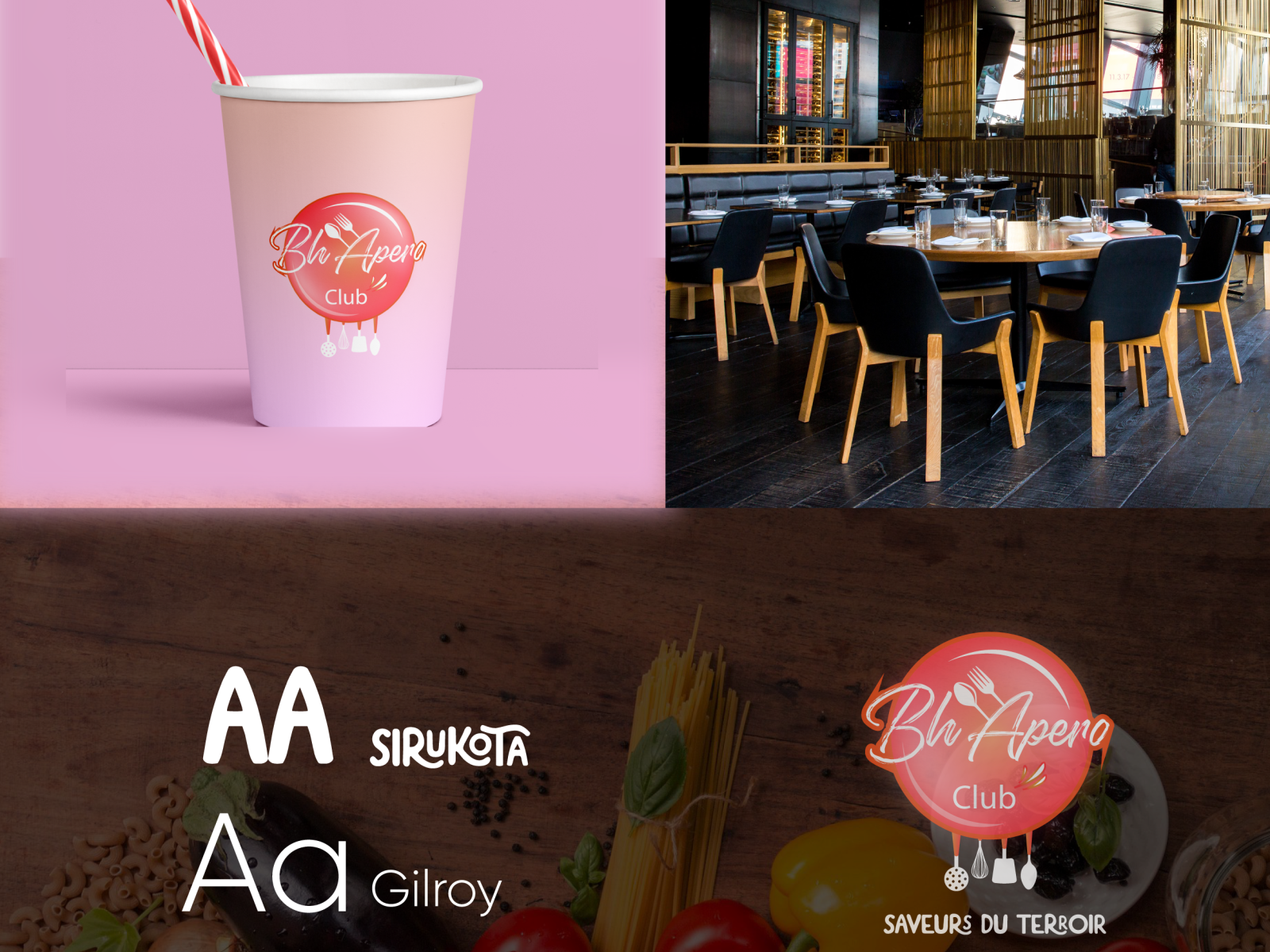Logo for an exotic restaurant by Charles Edouard on Dribbble