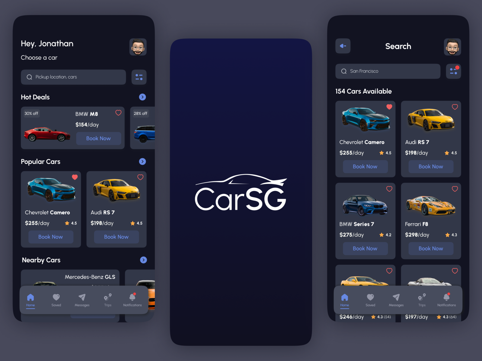 Car Rental Mobile App by SolGuruz on Dribbble