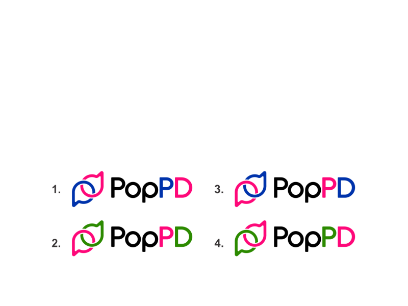 PopPd Logo by logorun on Dribbble