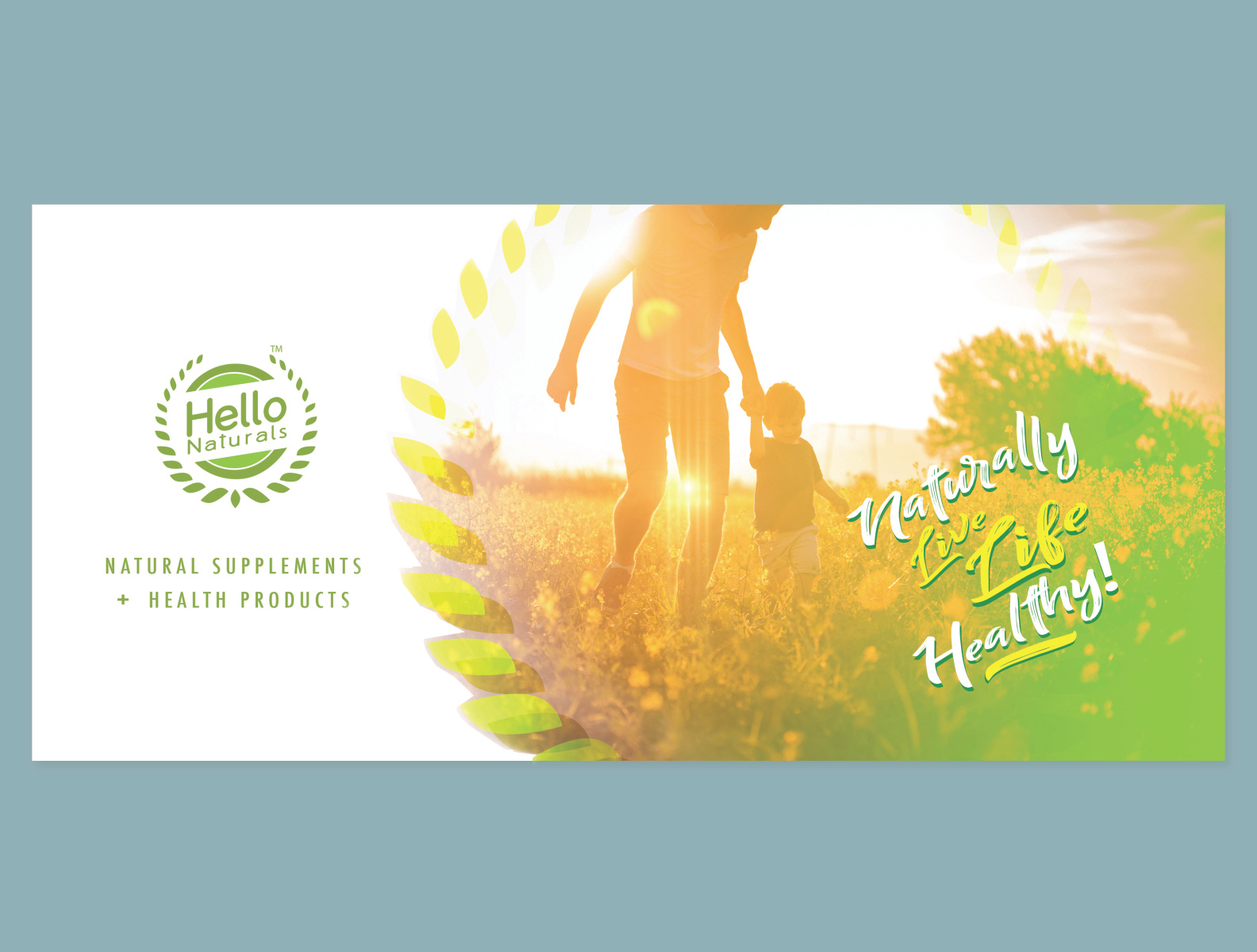 Hello Naturals Banner Shopify by Geoffrey Maynard on Dribbble