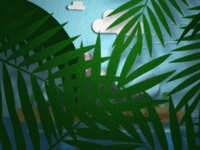 Drone paper-cut style gif~Here is how to make it! by Zou yanni on Dribbble