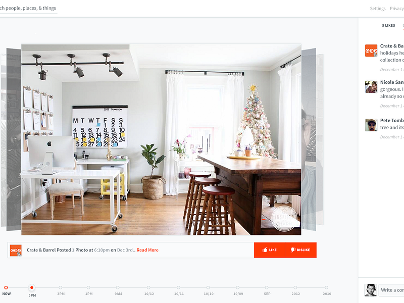 Facebook Redesign Exercise by Brandon Termini for handsome on Dribbble
