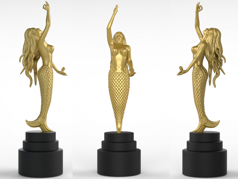 Mermaid Trophy by SARK Engineering Solutions on Dribbble