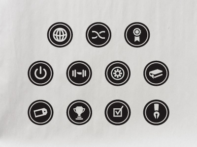 Dapper Magazine Icons by Michael I. Malowanczyk on Dribbble