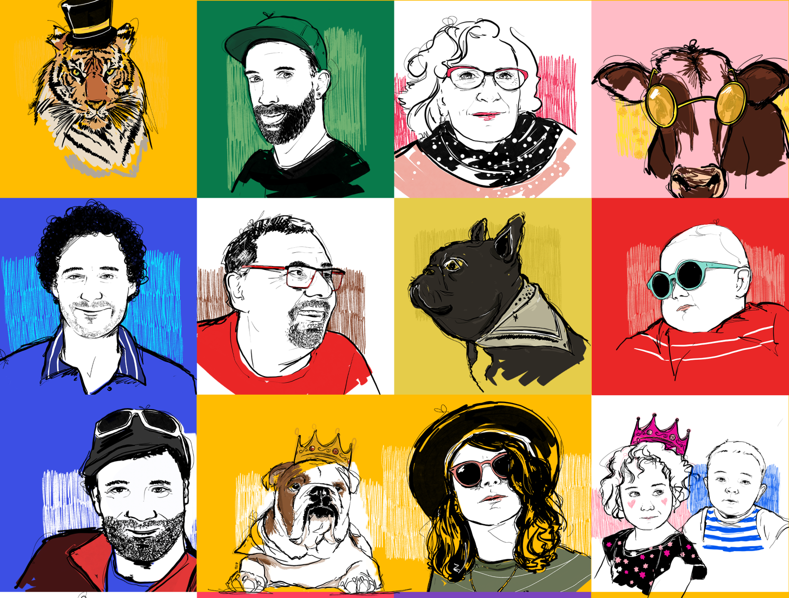 jeu qui est-ce ? by Emilie Mathy on Dribbble