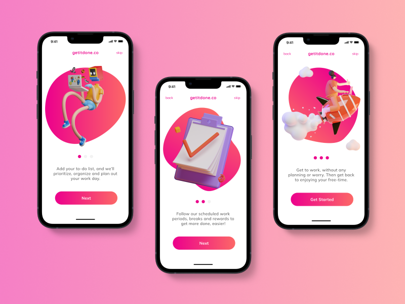 Daily UI 23 - "Onboarding" by Veronika Latawiec on Dribbble