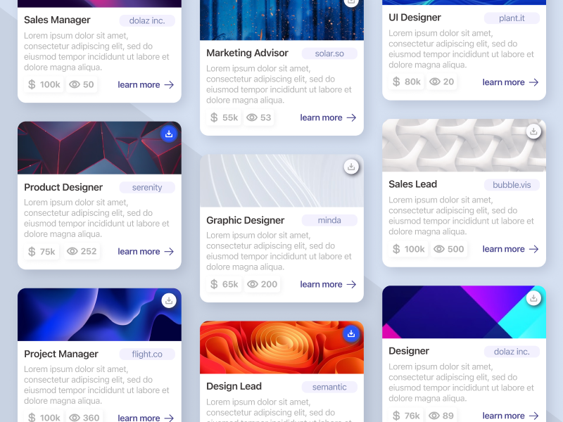 Daily UI 45 - "Info Card" by Veronika Latawiec on Dribbble