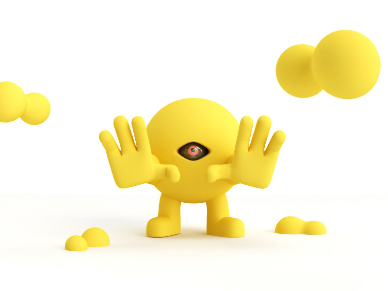 Yellow Devil by Alexis Tapia (Pingü) on Dribbble