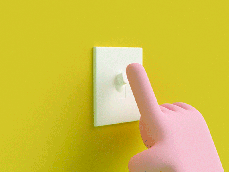 Turn On Turn Off By Alexis Tapia Ping On Dribbble
