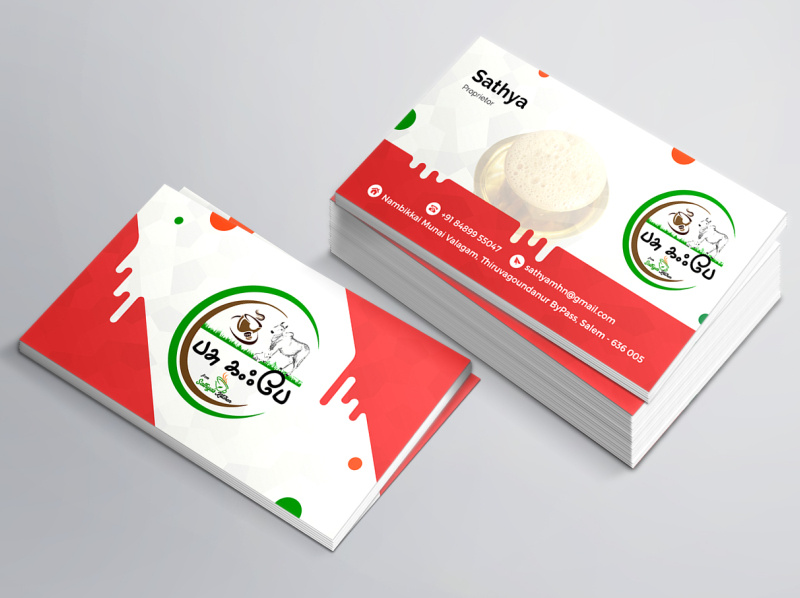 Visiting Card Design - PASU CAFE by Arun Prasad on Dribbble