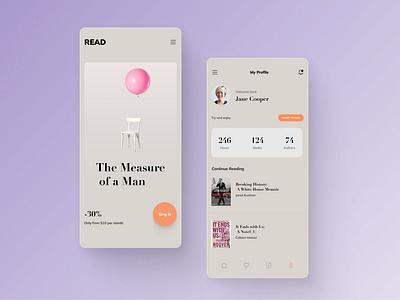 Mobile App: iOS Android UI by Koloda Vasyl on Dribbble
