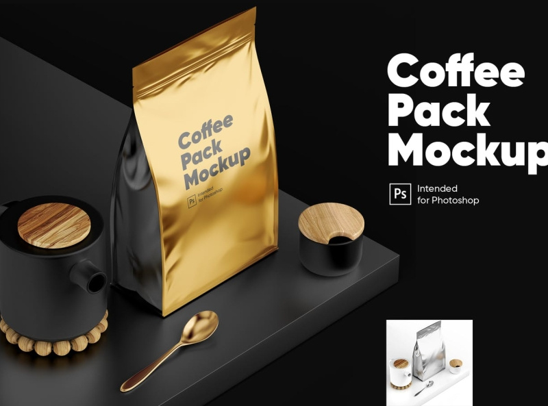 Coffee Pack Mockup by Creative Assets on Dribbble