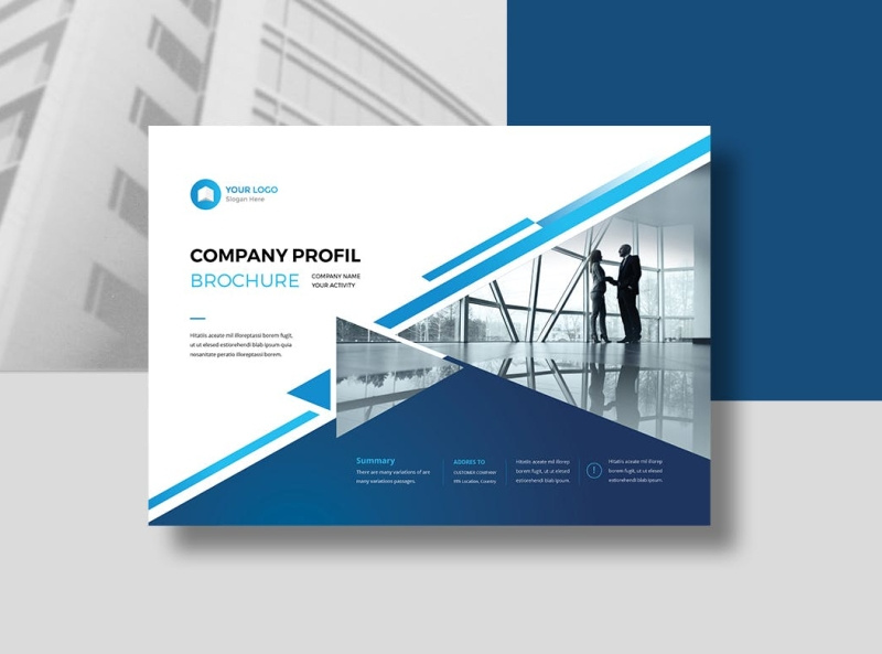 Company Profile Landscape by Graphic Assets on Dribbble