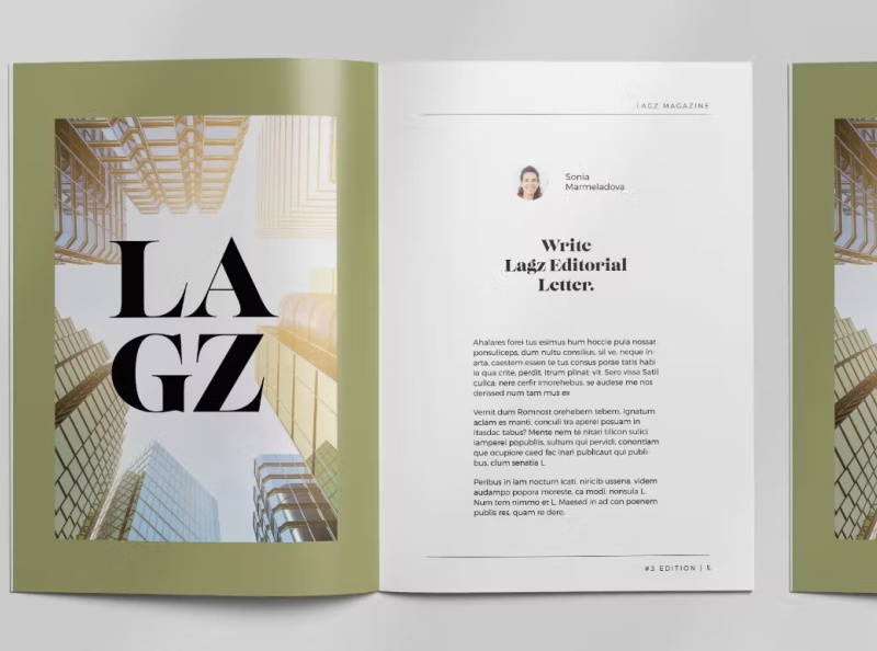Magazine Layout Template by Graphic Assets on Dribbble