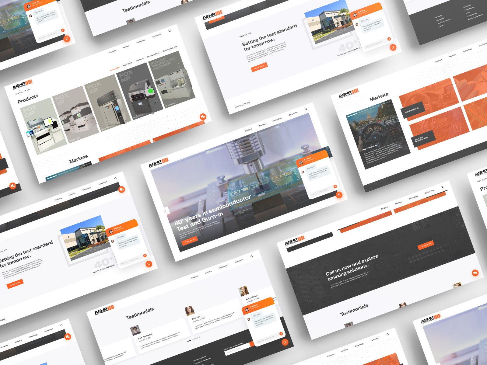 AEHR | Semiconductor Website by Kenya Geronimo on Dribbble