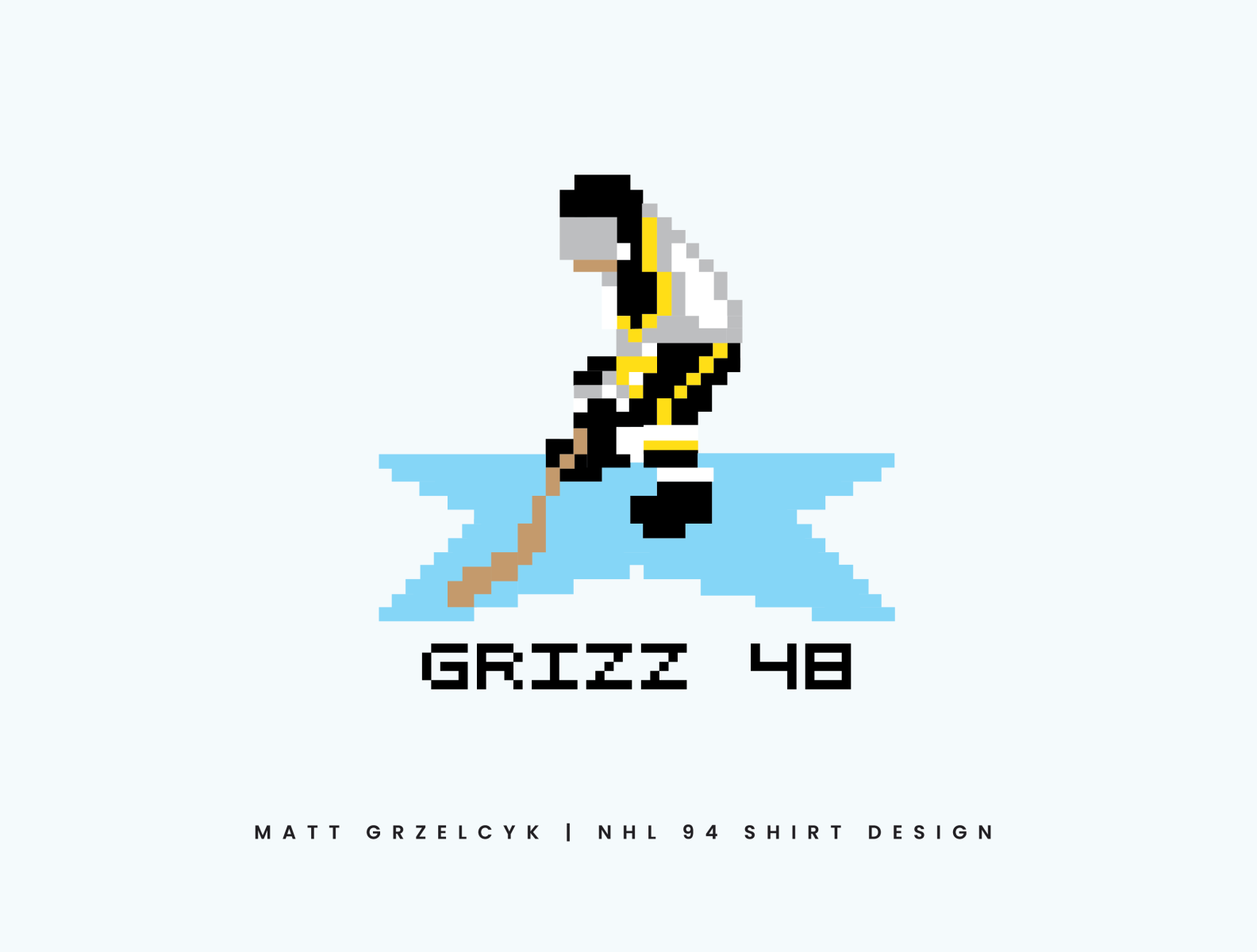 Matt Grzelcyk | NHL 94 Tee Design by Michael Browning on Dribbble