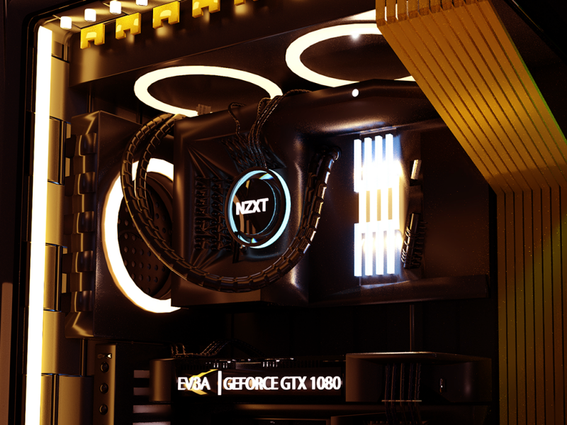 NZXT Product Visualization by Xrilion on Dribbble