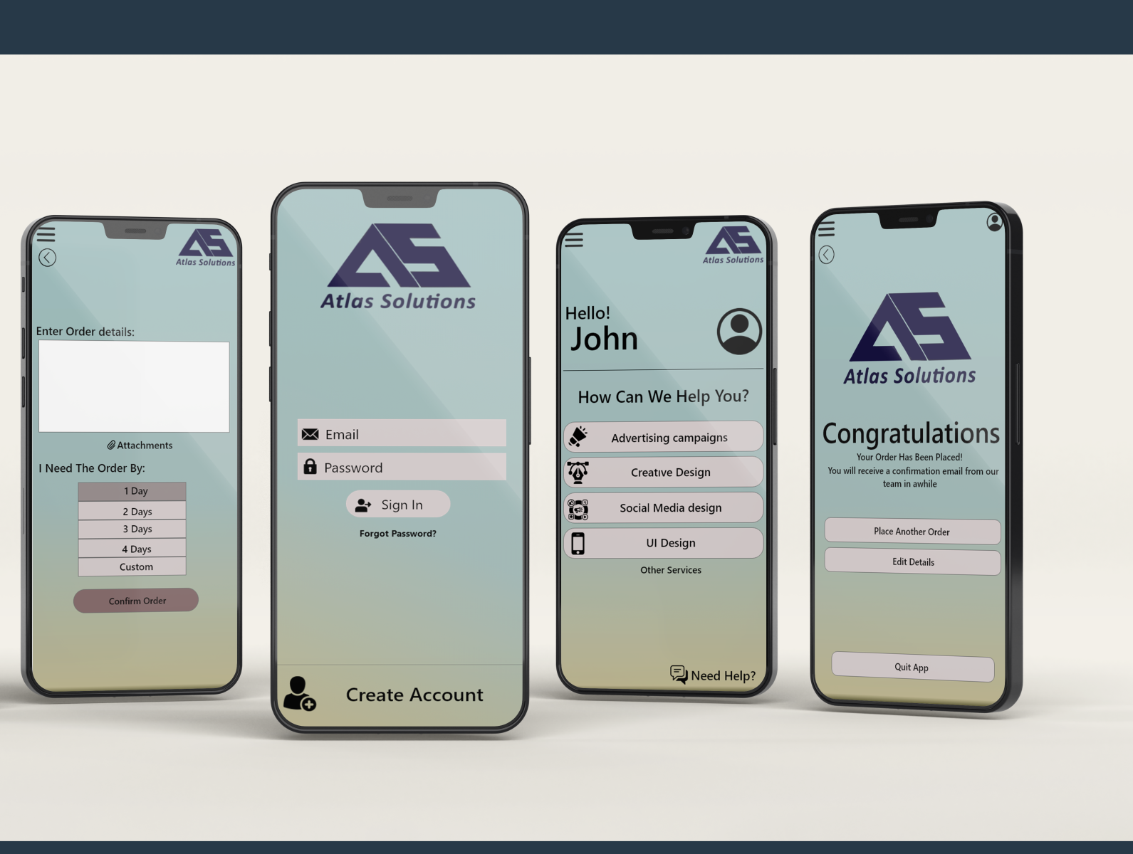 Ui Design for a company by Musa Bin Qasim on Dribbble