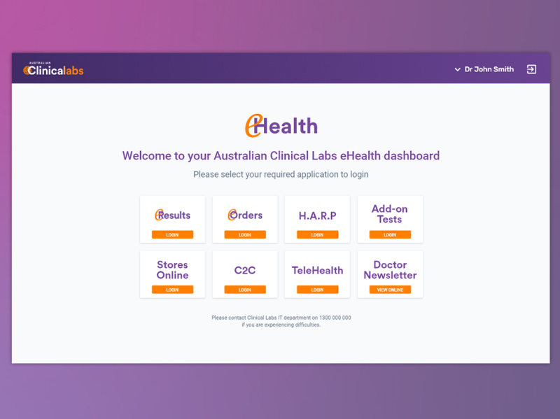 SSO Dashboard - Healthcare Applications by Alp Akdogan on Dribbble