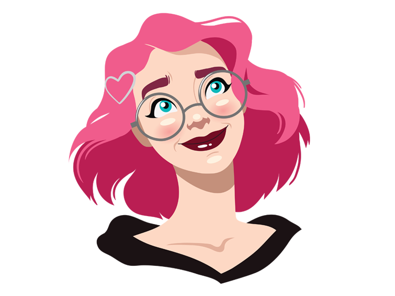 Trendy girl by Elena Selivanova on Dribbble