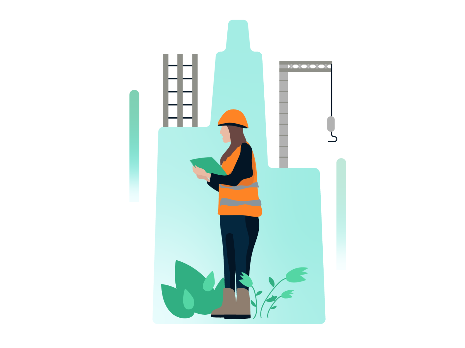 Construction Illustration by Max Bender on Dribbble
