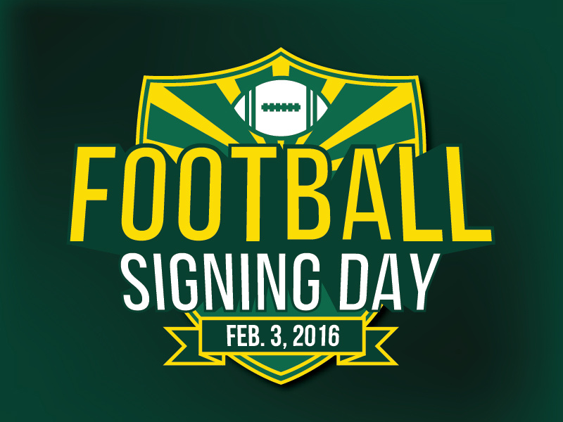Football Signing Day Graphic by Max Bender on Dribbble