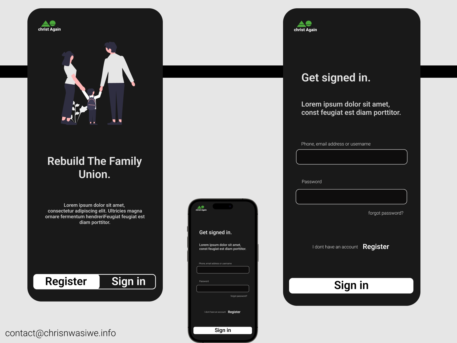 application by chris nwasiwe on Dribbble