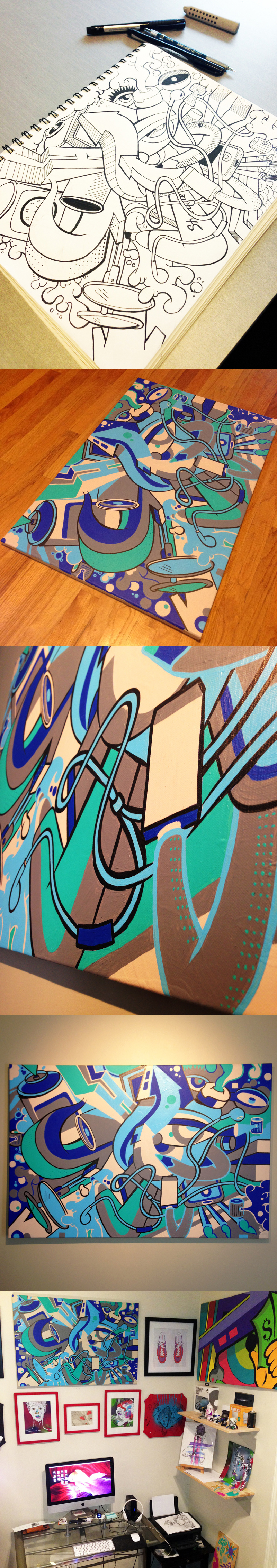 One Direction Painting by DonCarlos on Dribbble
