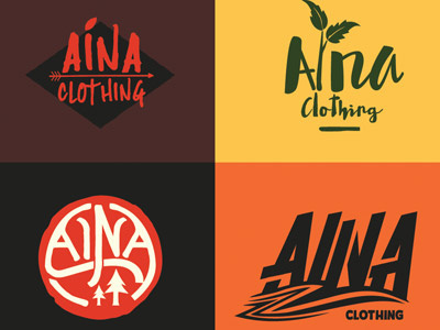 Aina logos by Dermot Reddan on Dribbble