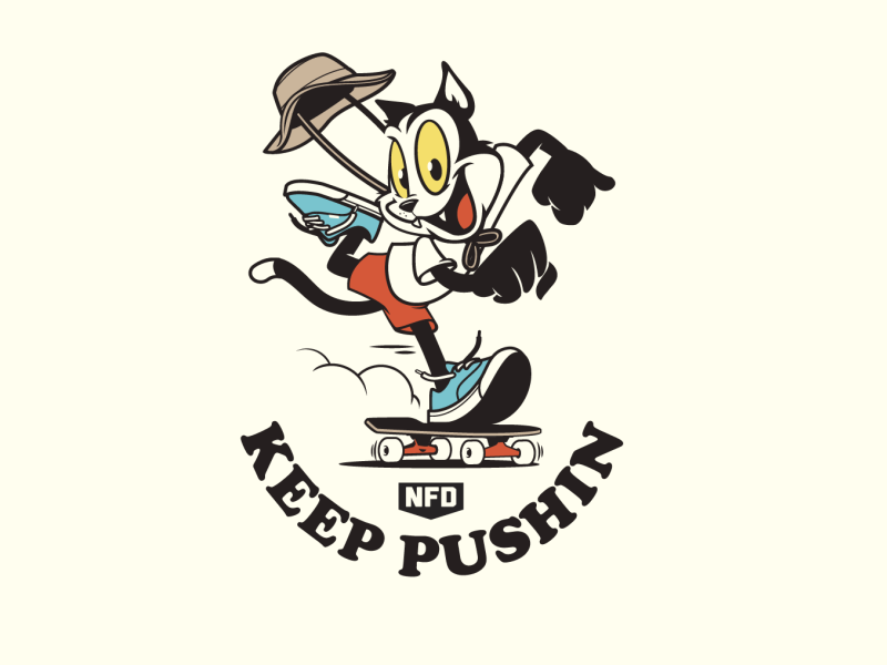 Keep Pushin! by Dermot Reddan on Dribbble