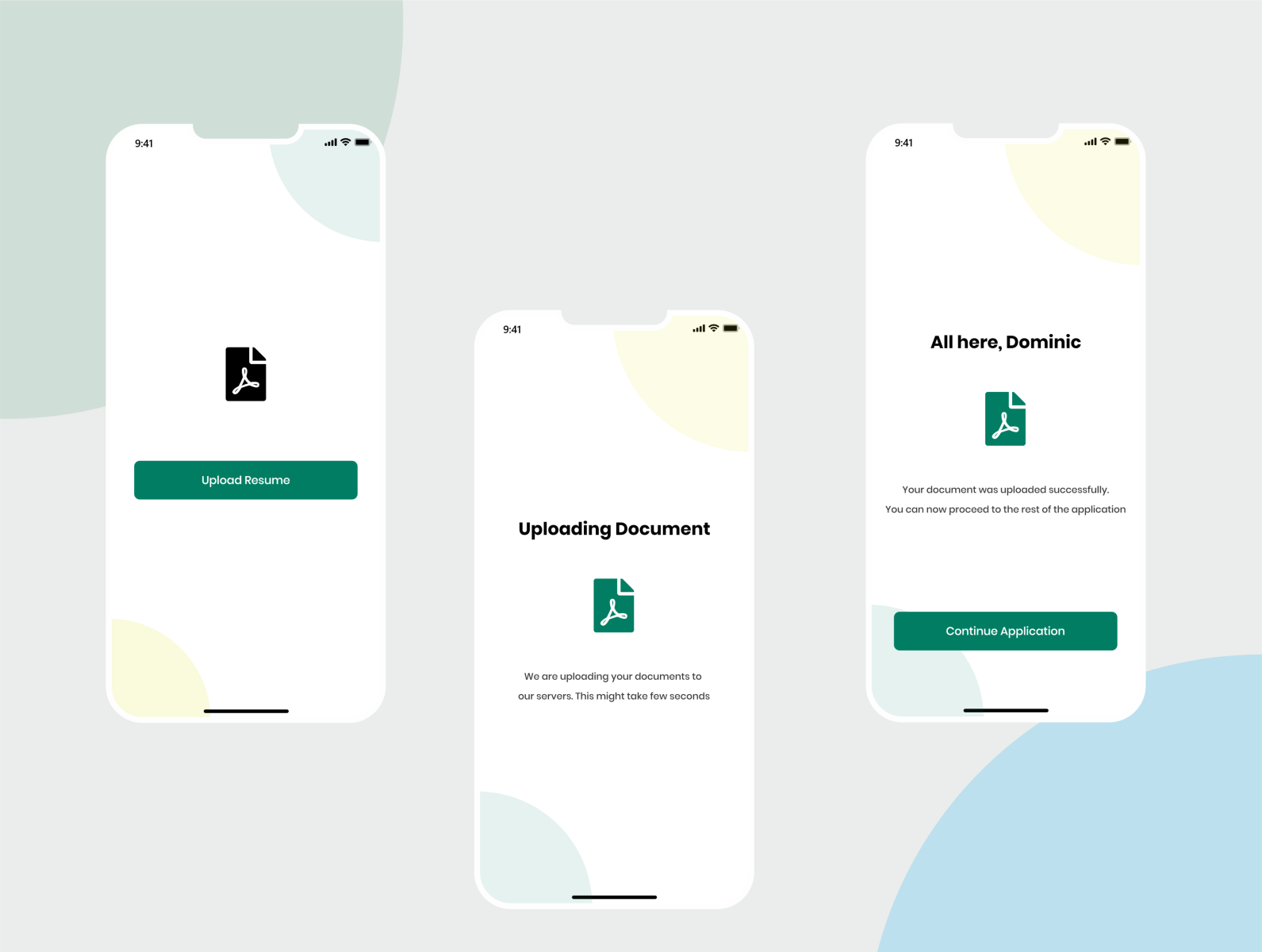 PDF UPLOAD UI DESIGN by Dominic on Dribbble