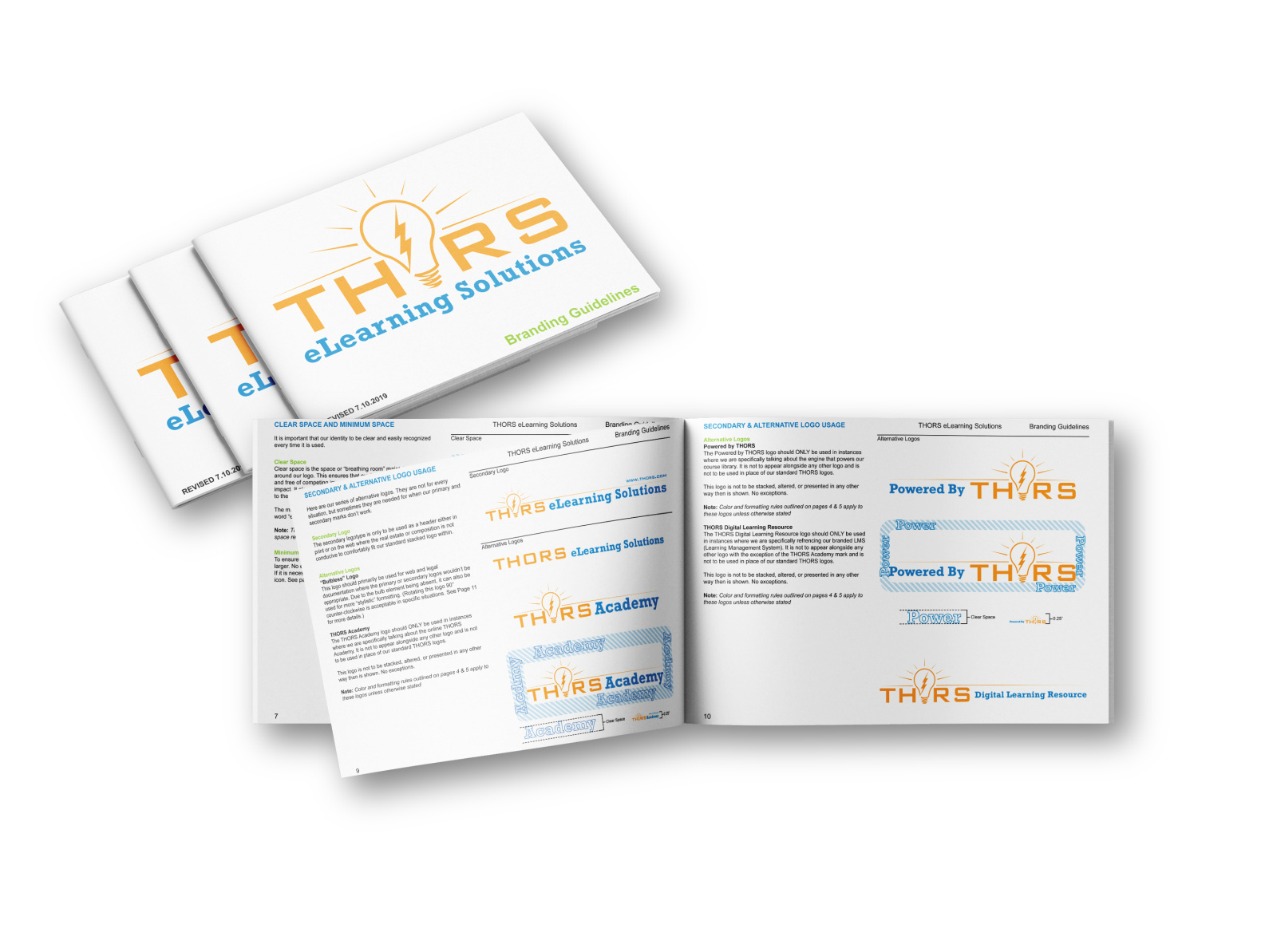 THORS eLearning Solutions Style Guide Mockup by David Schuler on Dribbble