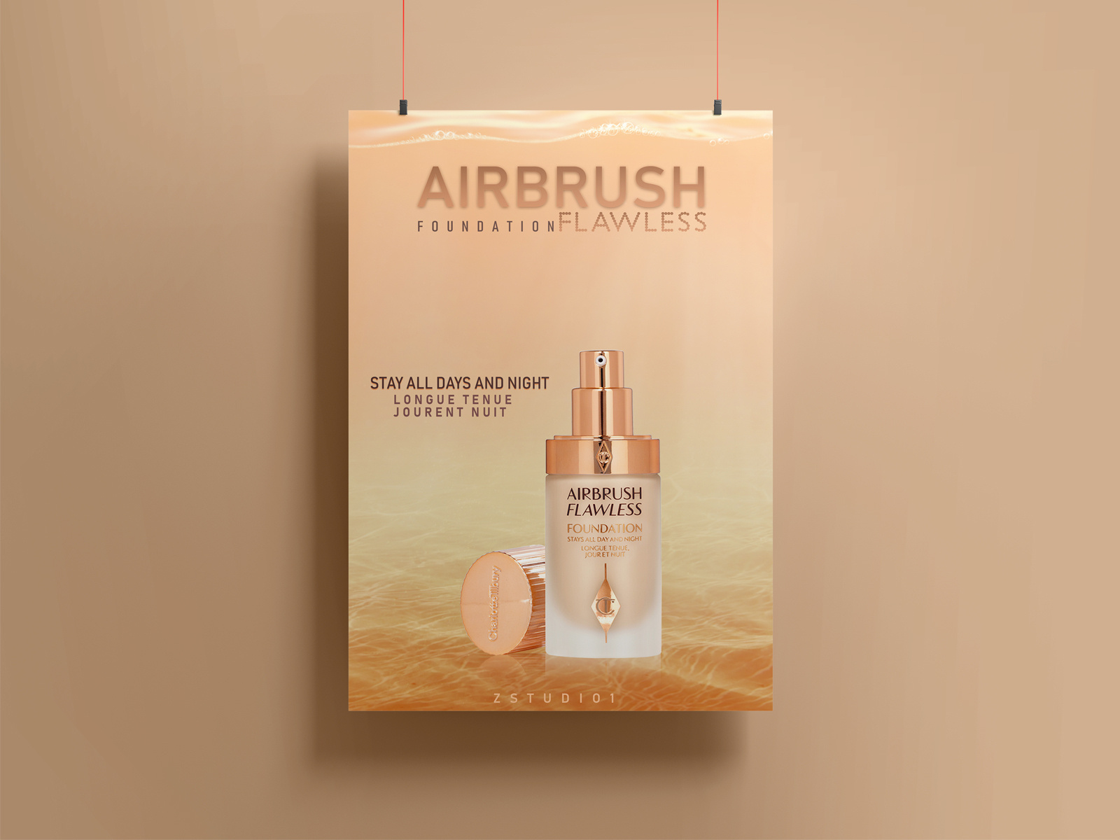 Air Bursh Poster by Zain graphics studio on Dribbble
