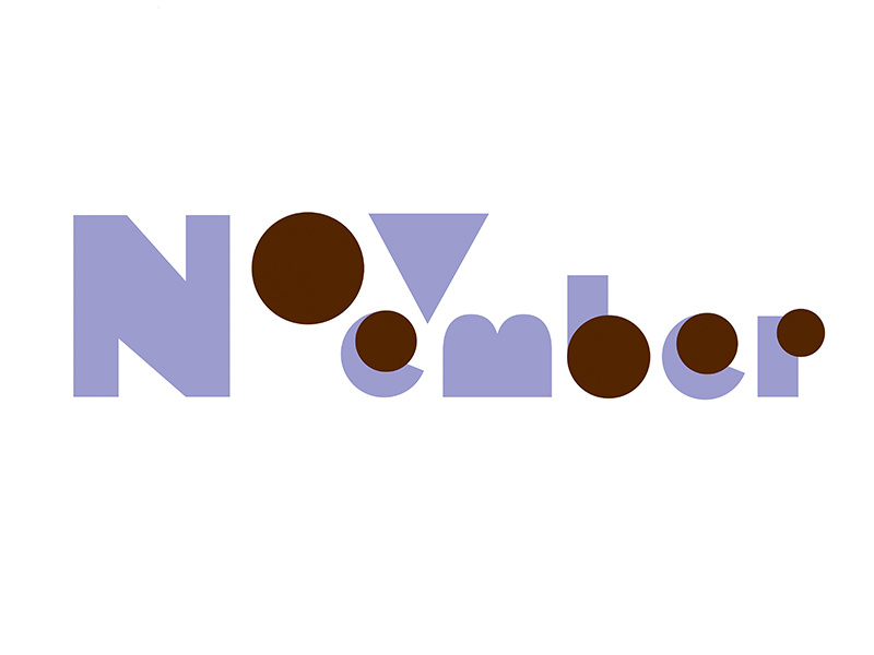 November lettering by Signorina Navarra on Dribbble