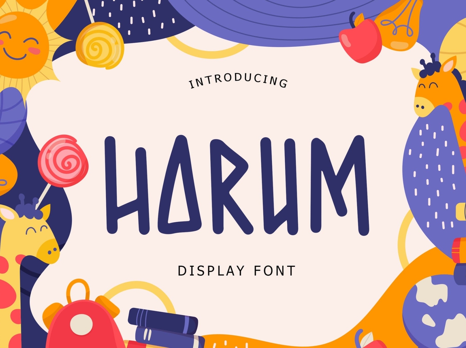 Harum Display Font by Display Fonts on Dribbble