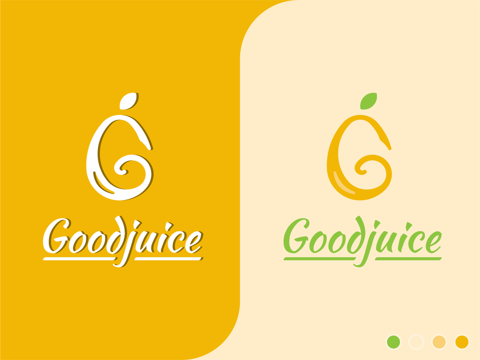 Goodjuice logo by Yan Kabanov on Dribbble