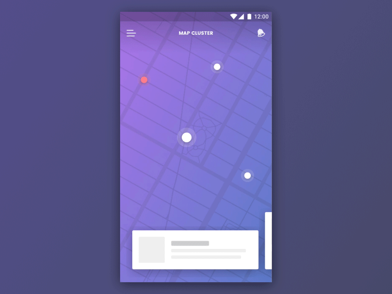 Map Marker Clustering 02 By Andreas Antonsson On Dribbble