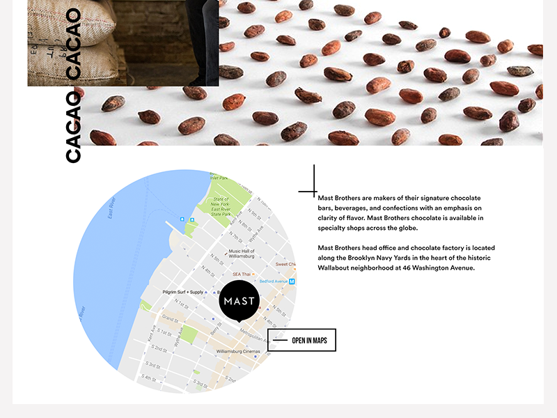 MAST BROTHERS website - About page...2/2 by Heena Trivedi on Dribbble