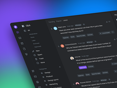 Dark Mode for Webinar Admin by Valery Pevnev on Dribbble