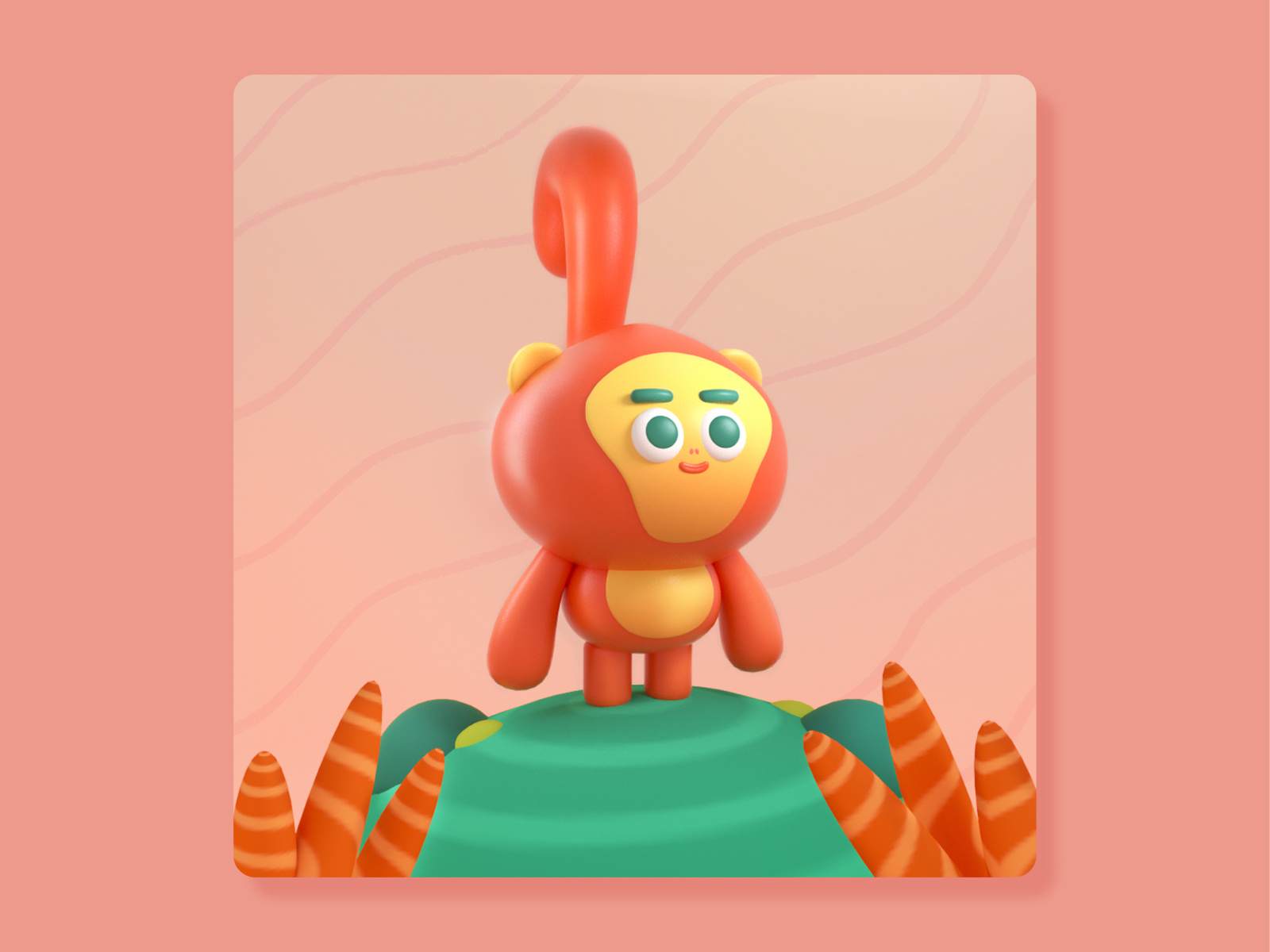 Monkey 🐒🌴 by jprimpanisa on Dribbble