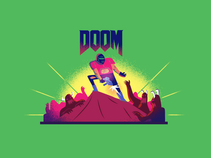 :::Doom tribute::: by Elias Sounas on Dribbble