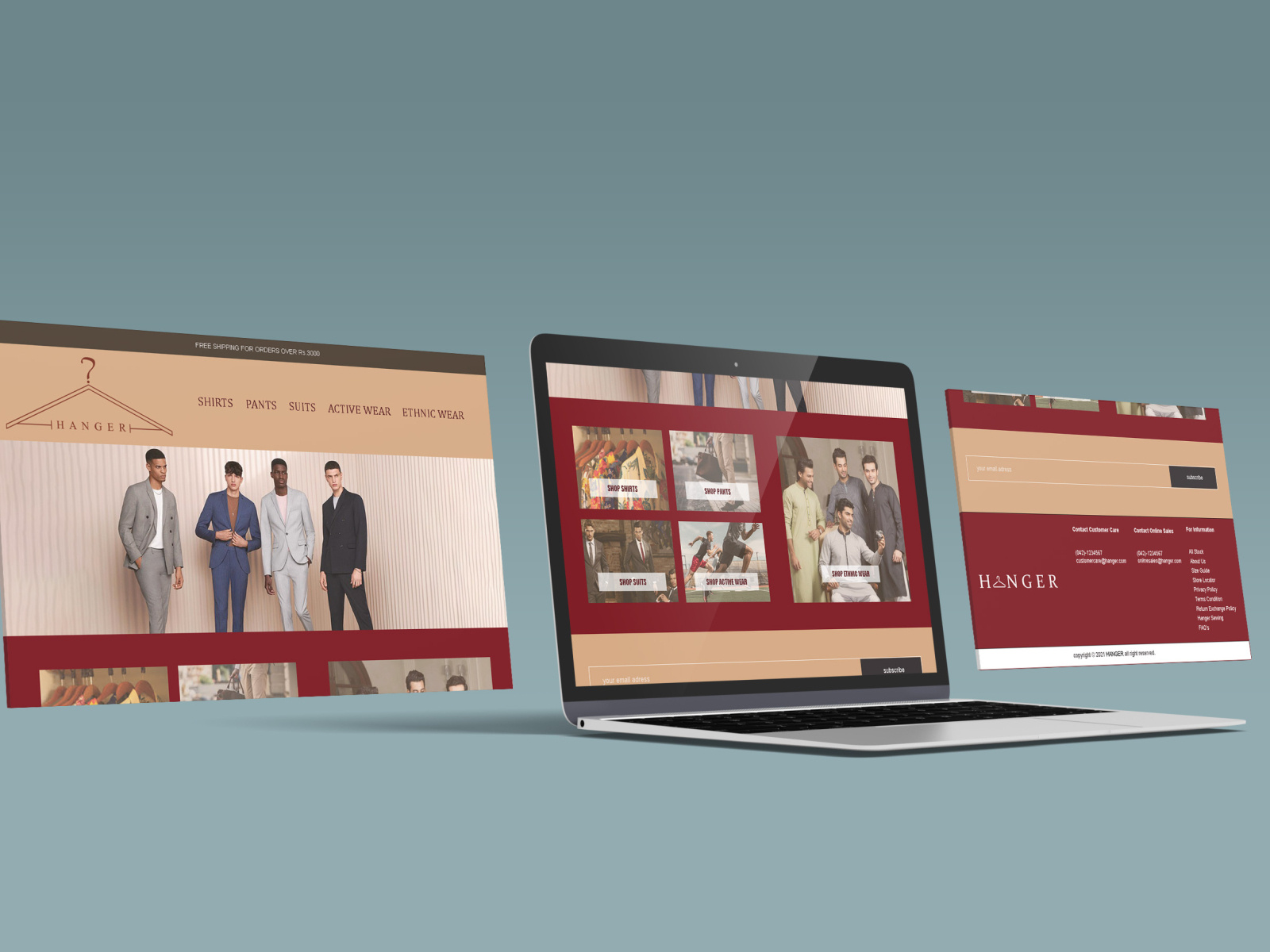 website design by Rameen Mohsin on Dribbble