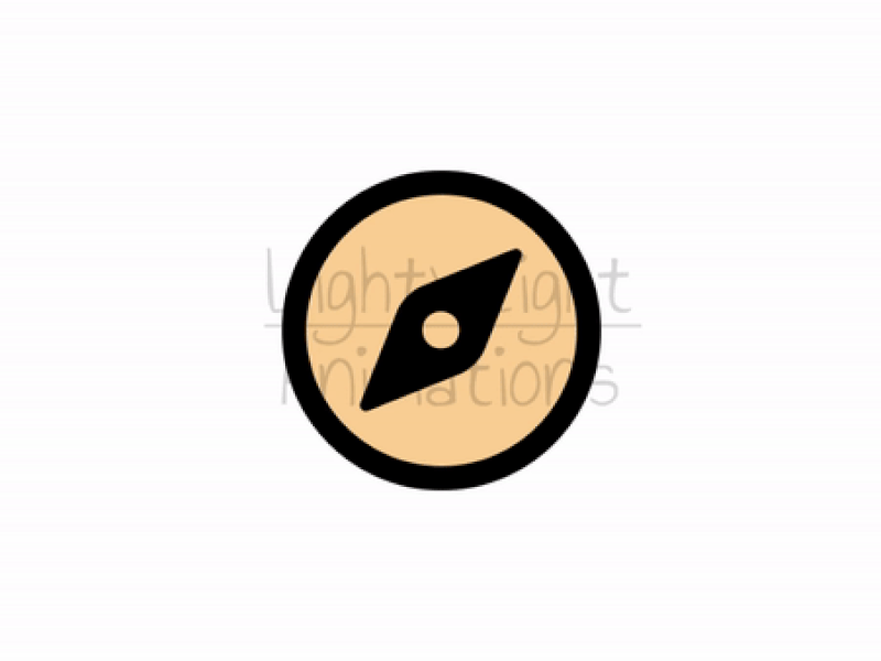 Animated Compass Lottie Animation By Colin Plathe On Dribbble