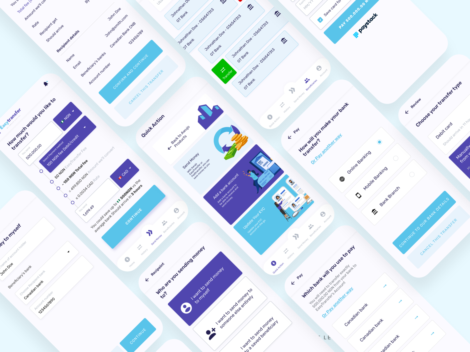 Money Transfer App design. by Quincy Bello on Dribbble