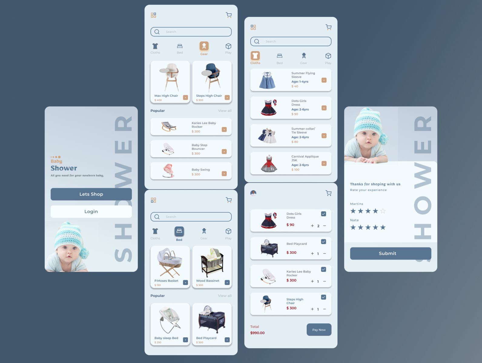 Baby Kits App by Ogundeji David on Dribbble