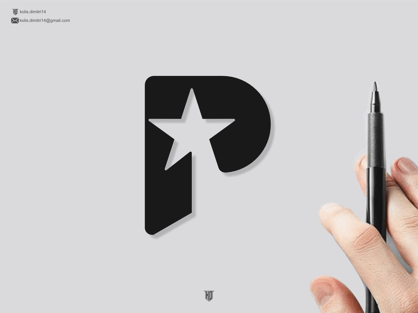 monogram P and STAR by Kolis Dimitri on Dribbble
