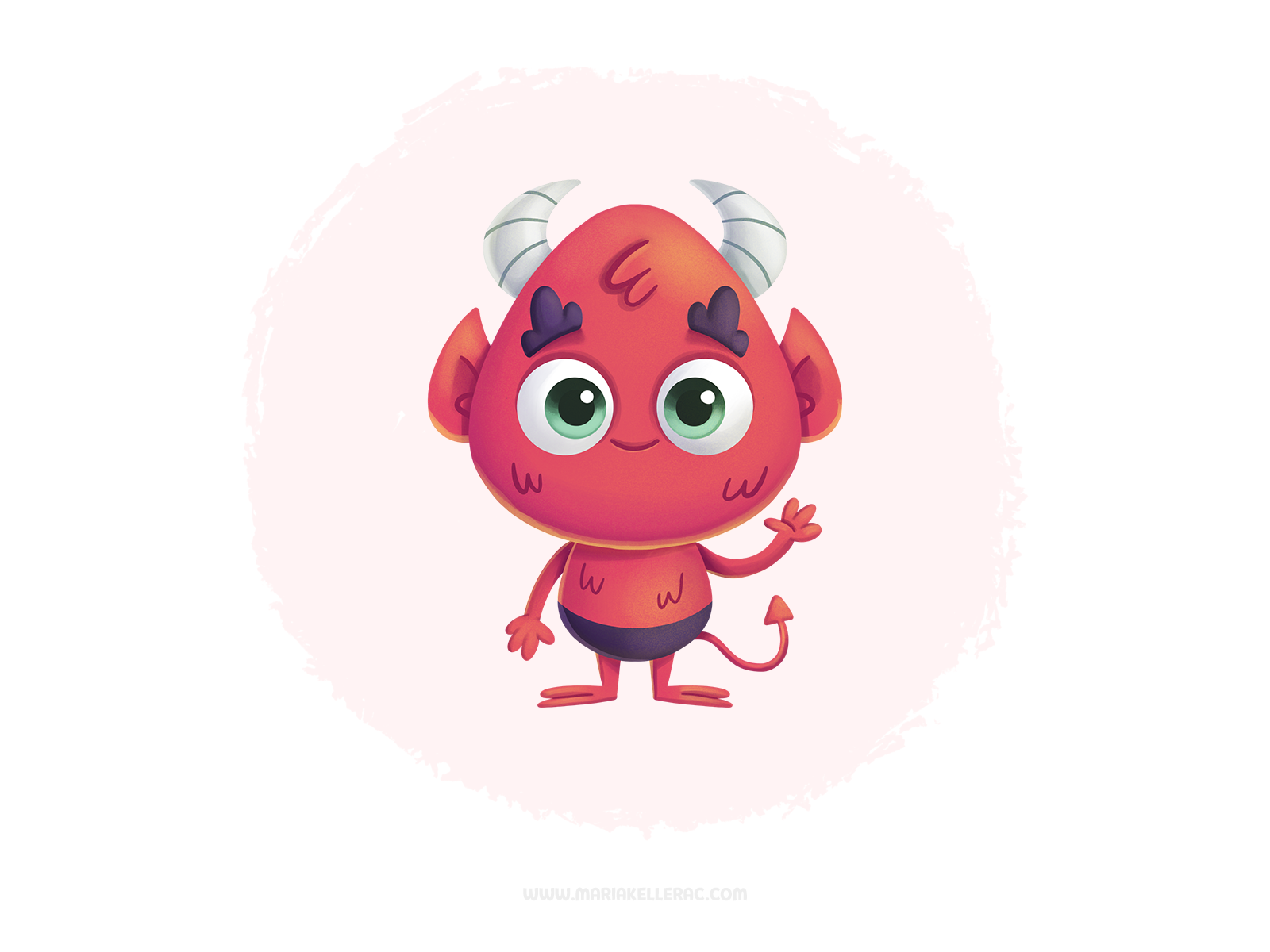 Evil but cute by Maria Keller on Dribbble