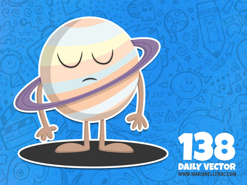 Sad planet by Maria Keller on Dribbble