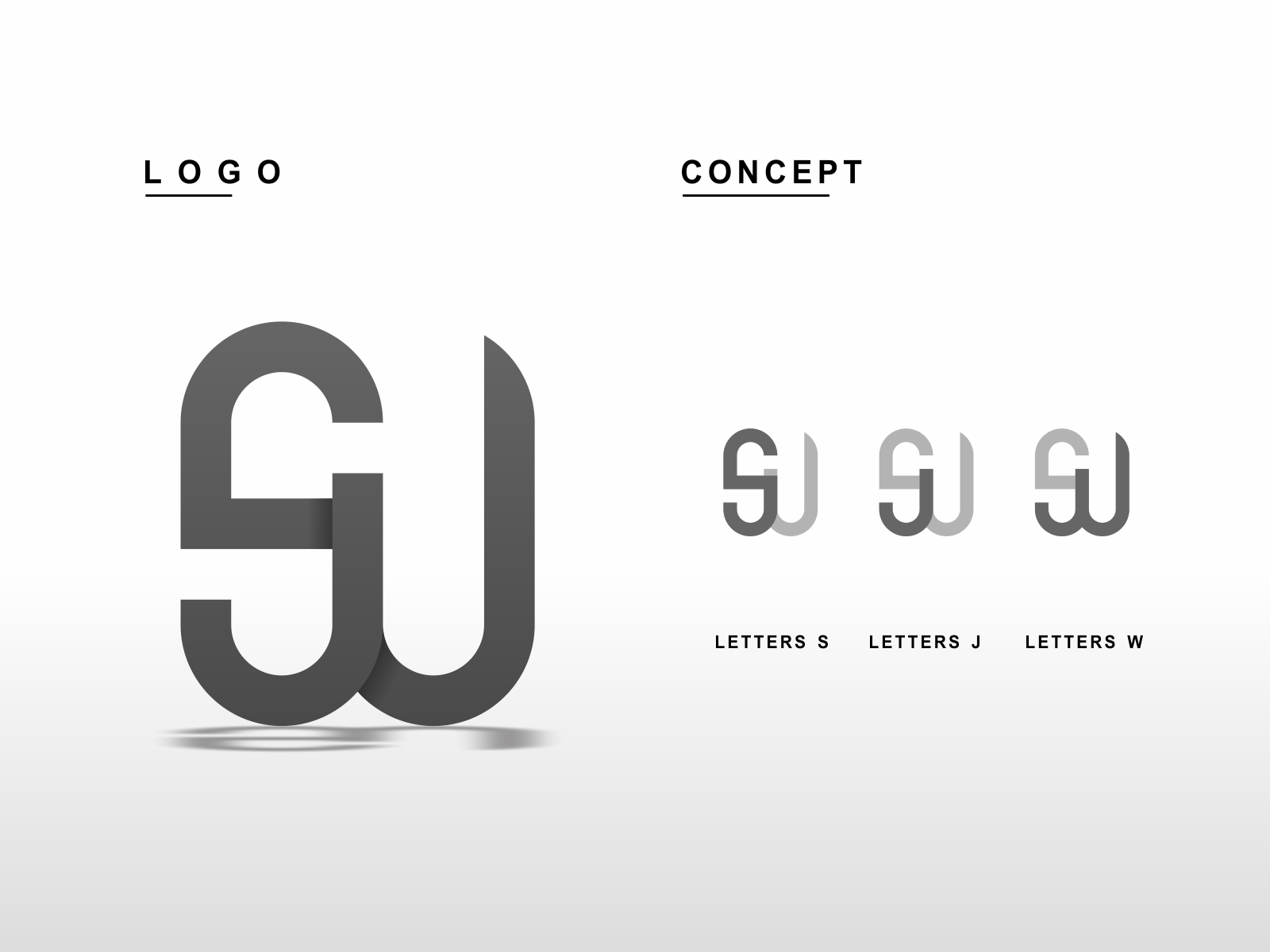 Concept Letters SJW by Pa phic on Dribbble